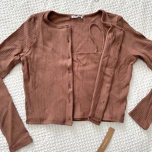 Reformation | Tops | Reformation Ruby Knit Cardigan Set | Poshmark